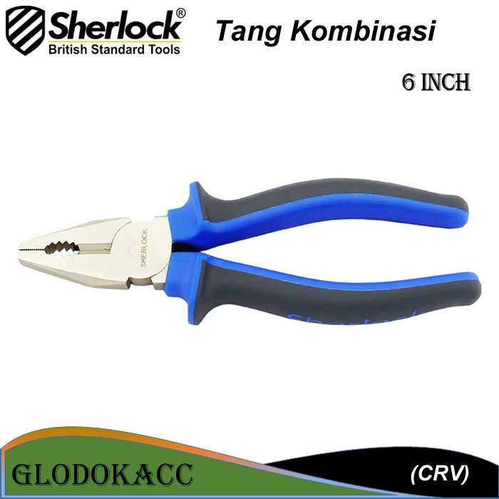 Tang Kombinasi 6" inch Original Sherlock Bahan Besi (CRV) | Lazada ...