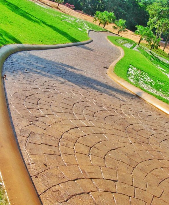 MASTERPAV Decorative Stamped Concrete Imprint Mould/Acuan/Imprint Mold ...