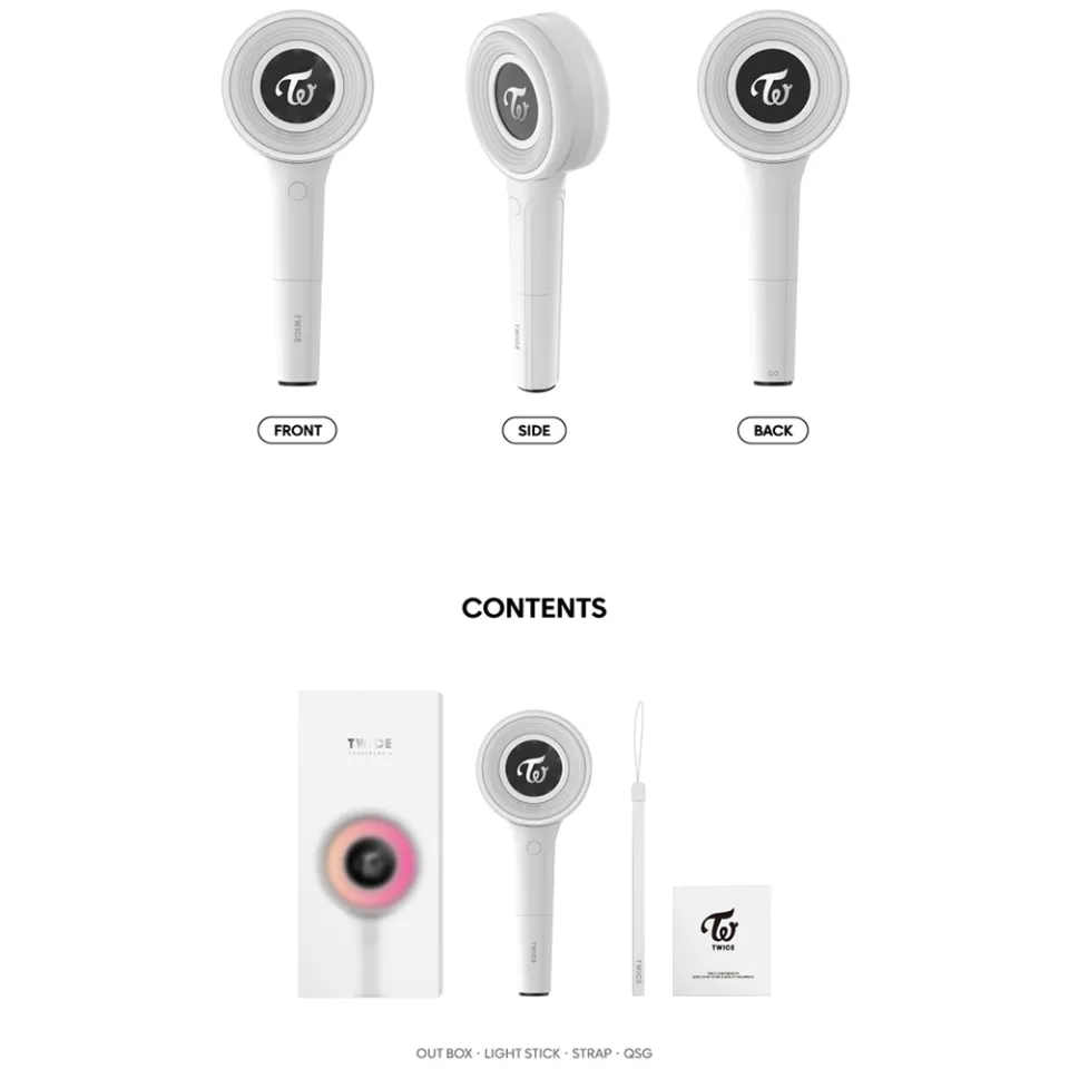 TWICE トゥワイス OFFICIAL LIGHT STICK INFINITY [ CANDY BONG ∞ ] 公式ペンライト ...