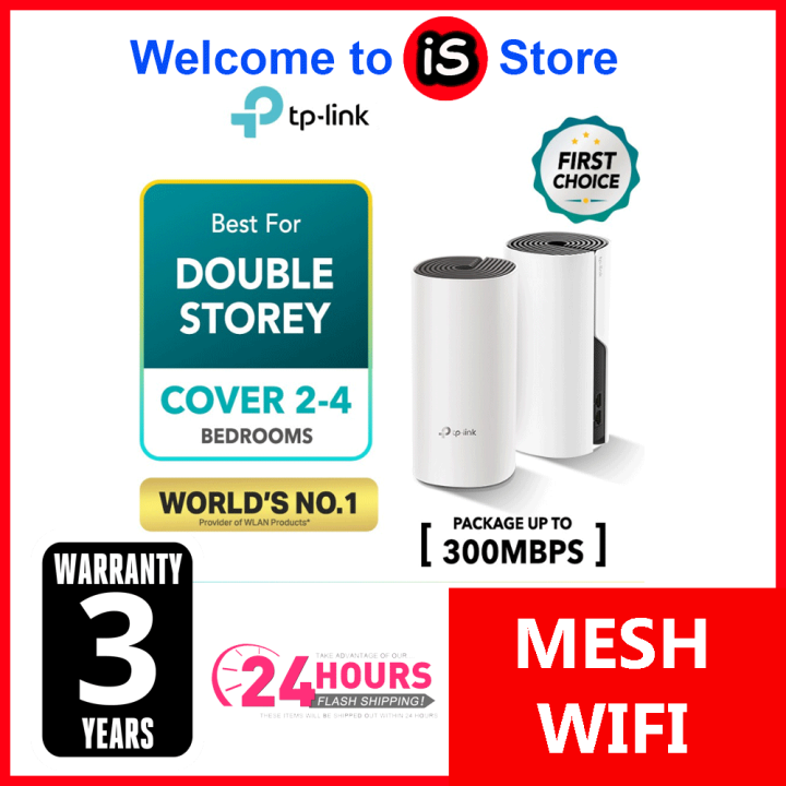 TP-Link Deco M4/HC4 AC1200 Gigabit Mesh WiFi Router System Support ...