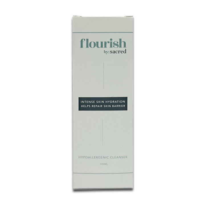 Flourish by Sacred: Intense Hydration Hypoallergenic Cleanser 100ML | Lazada PH