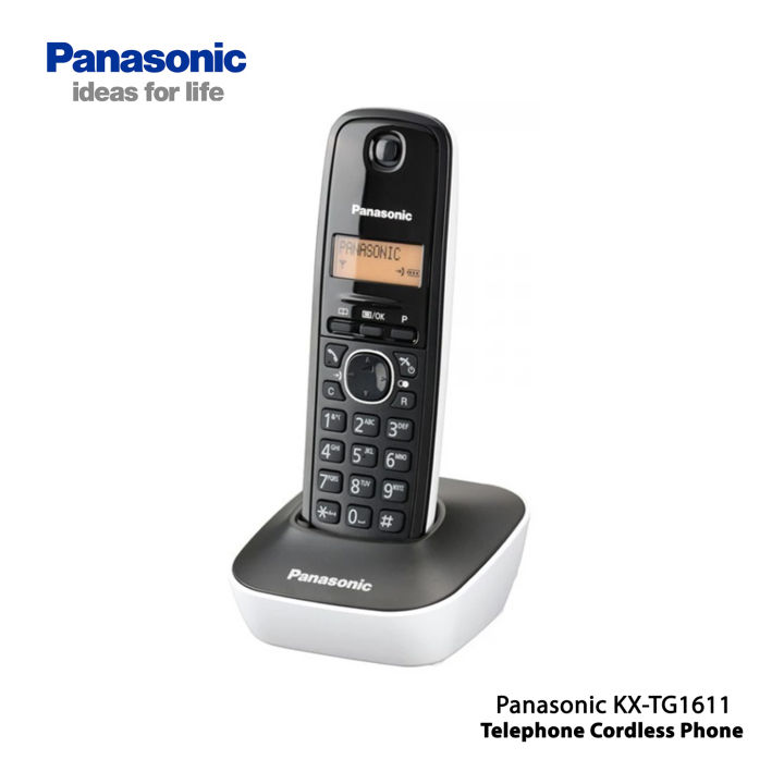 Panasonic KX-TG1611 Original Telephone Cordless Wireless Phone (1 Handset) | Lazada PH