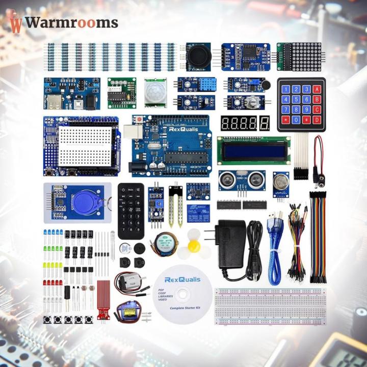 Premium Arduino UNO R3 Starter Kit with Comprehensive Guide for Arduino ...