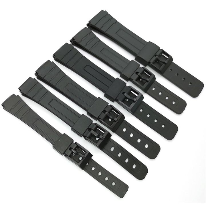 12mm 14mm 16mm 18mm 20mm 22mm Universal Resin Plastic Watch Strap Men ...