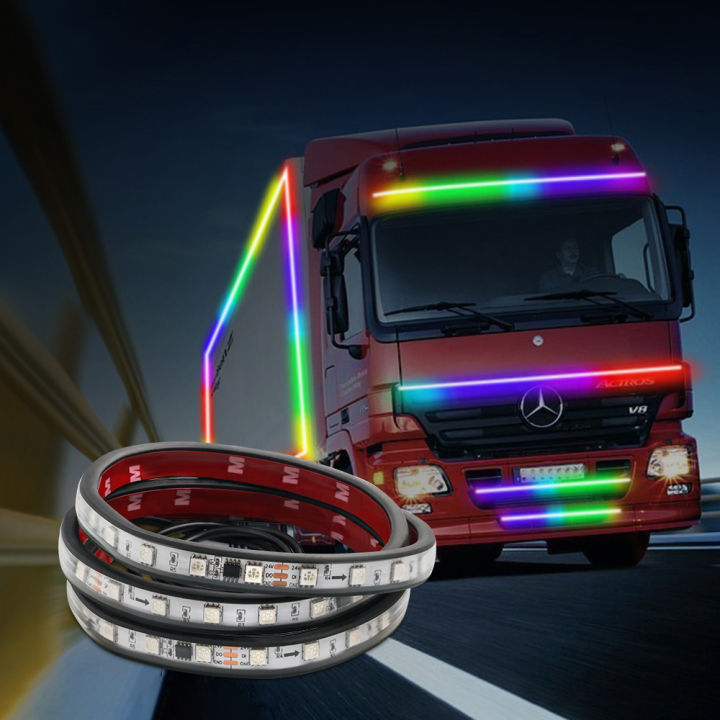 PENCL 24 Volts Fluorescent Running Light LED Strip for Truck 2.4M ...
