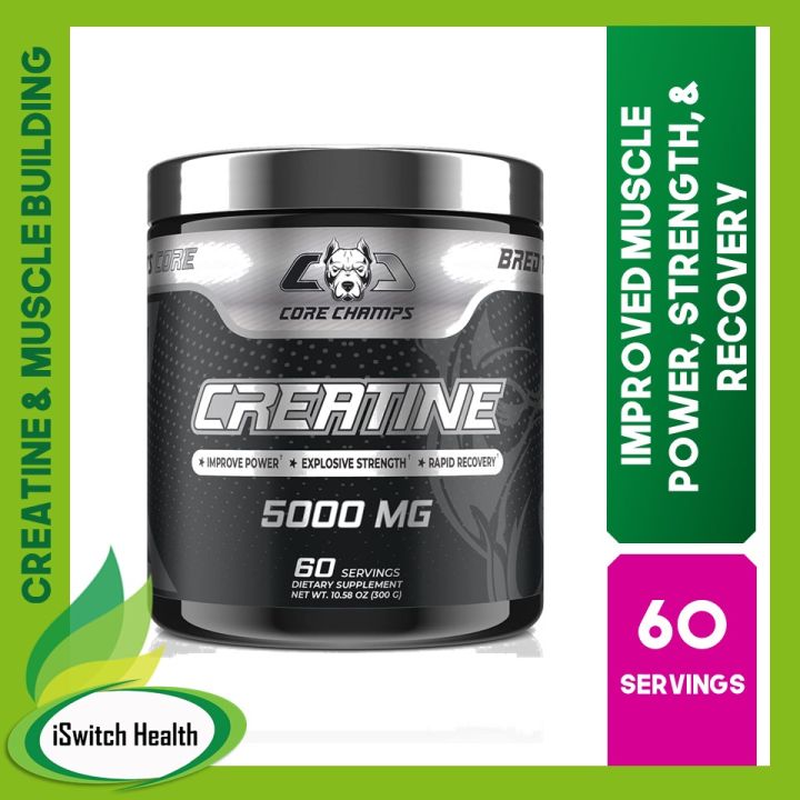 Core Champs Creatine Monohydrate Powder - 300g | Creatine Monohydrate ...