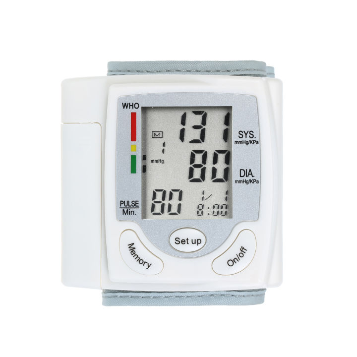 KKmoon Meter Family Fesjoy Monitor With Lcd Monitor Wrist Pressure Cuff ...