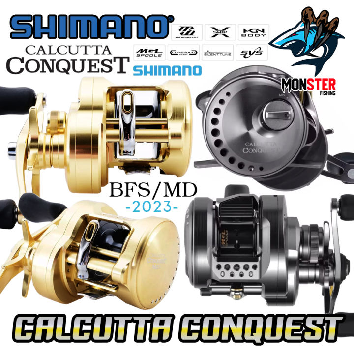 รอกเบท ชิมาโน่ SHIMANO CALCUTTA CONQUEST BFS/MD ปี 2023 | Lazada.co.th