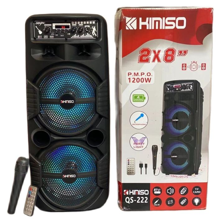 Multi Function Speaker QS-222 Outdoor Speaker With Led | Lazada PH