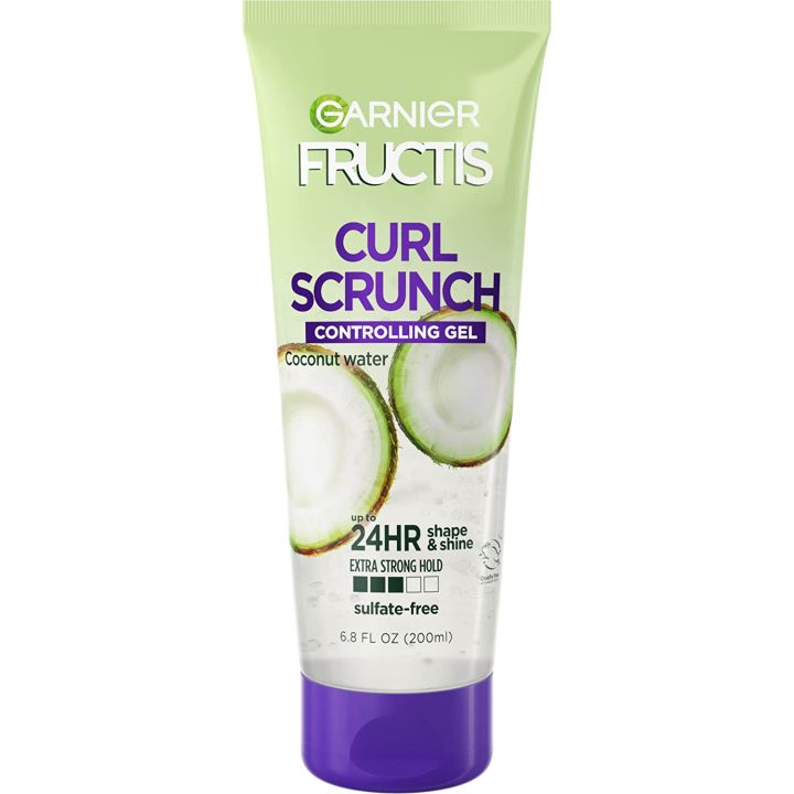 Garnier Fructis Style Curl Scrunch Controlling Gel, 6.8 fl.oz. / 200ml ...