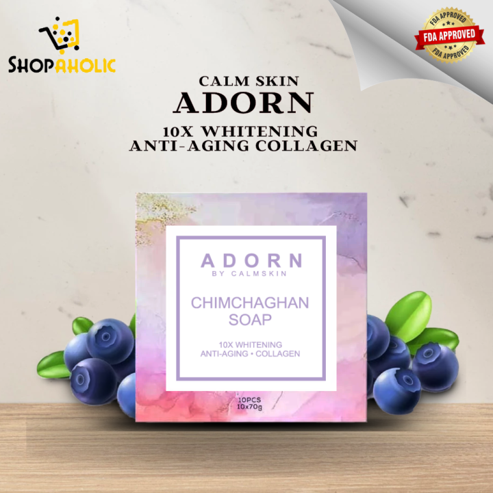 Adorn Chimchaghan Soap 10x Whitening Anti - Aging Collagen by Calm Skin ...