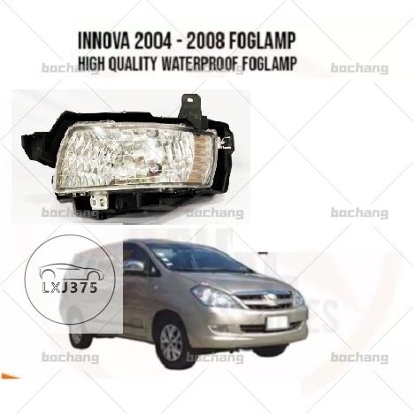 Foglight Toyota Innova 2004 2005 2006 2007 2008 Waterproof Fog Lamp Set ...
