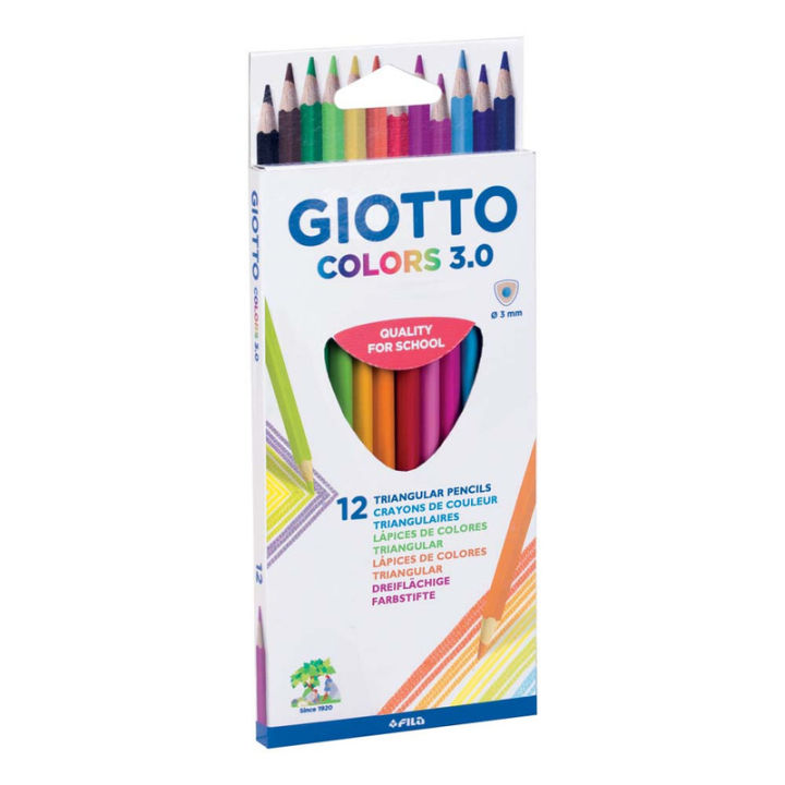 BOX 12 GIOTTO COLOR 3,0 TRIANGULAR | Lazada Indonesia