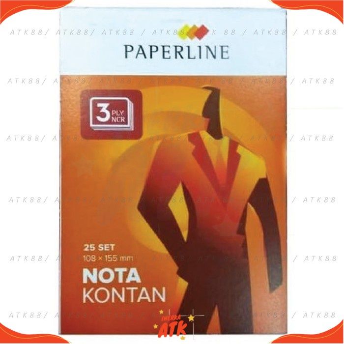 Nota Kontan Paperline Kecil 3 Ply (NK K3 NCR) Kertas Nota Kwitansi ...