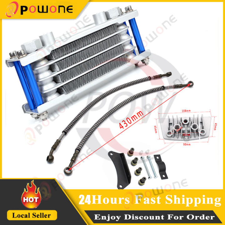 Universal cooling radiator motorcycle engine oil cooler for motorbike ...