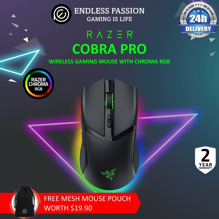 Razer Cobra Pro Wireless Gaming Mouse | Lazada Singapore