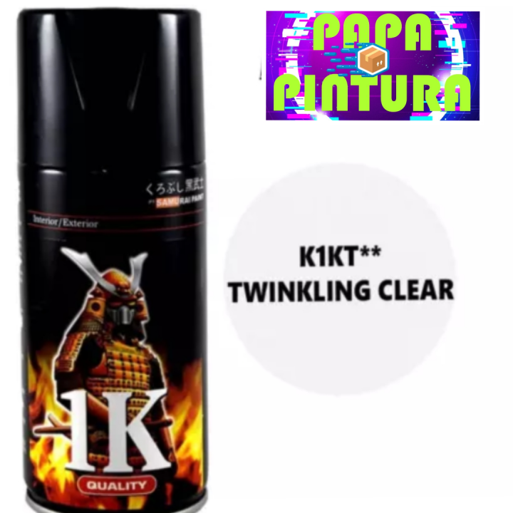 SAMURAI PAINT 1K TOP COAT K1KT** TWINKLING CLEAR (SPECIAL PAINTS) 300ML ...