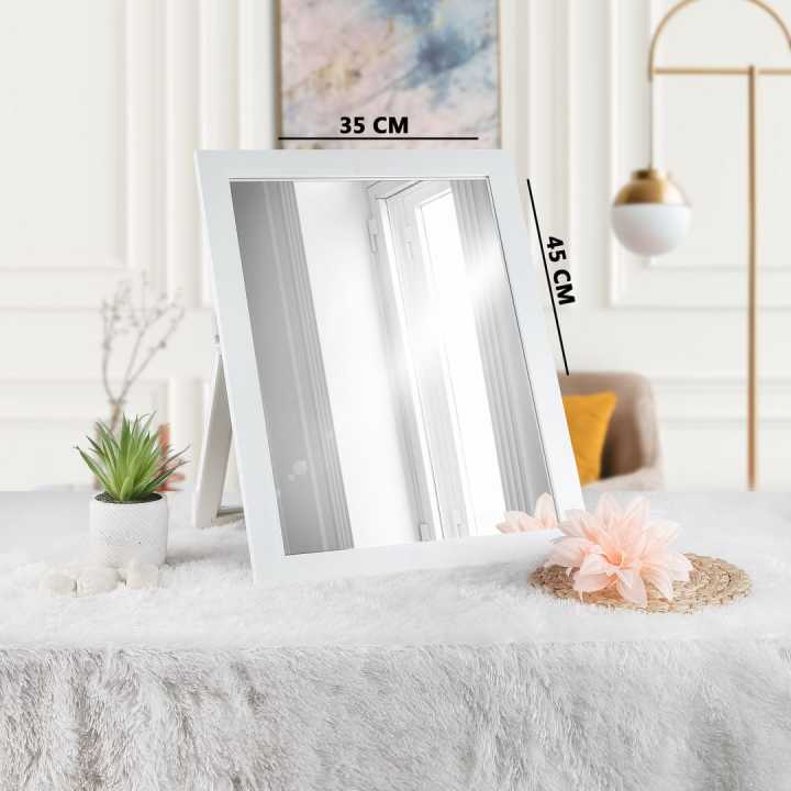 Standing Mirrors Kaca cermin berdiri Cermin makeup 45 X 35 | Lazada ...