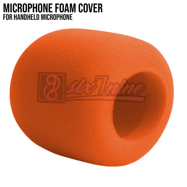 SSN ORANGE Handheld Microphone Windscreens Mic Foam Covers Compatible ...