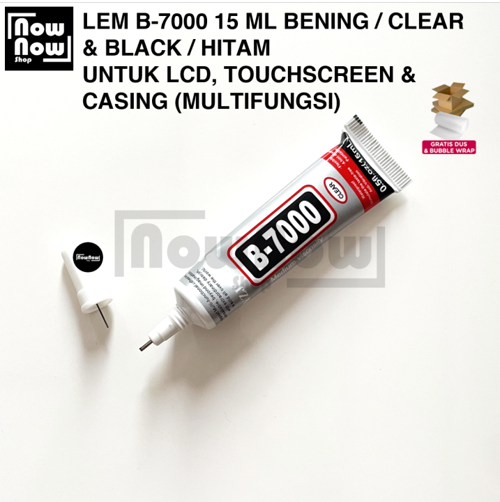 Lem B7000 15ml Bening Clear / Black Hitam Lem LCD Touchscreen Backdoor ...