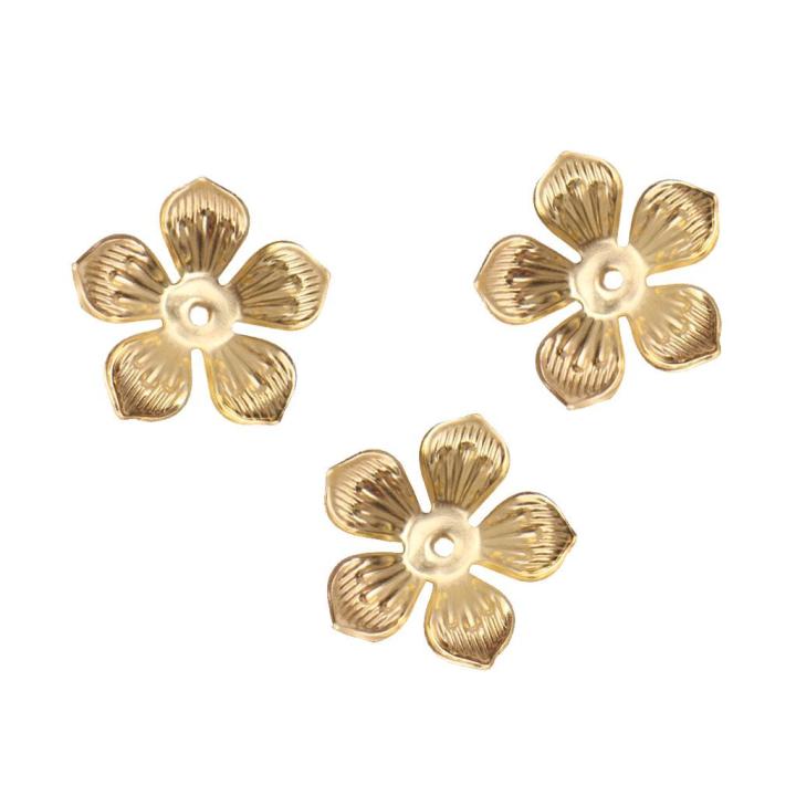 Baynie จี้ห้อยคอน่ารักฝานโลหะลายดอกไม้100ชิ้น | Lazada.co.th