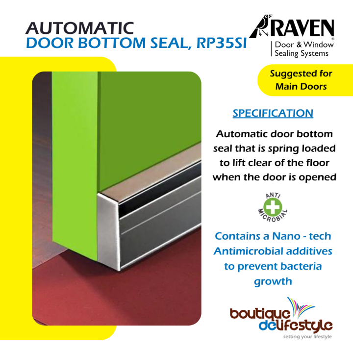 Raven, Automatic Door Bottom Seal, RP35Si | Lazada Singapore
