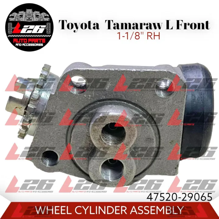 WHEEL CYLINDER ASSEMBLY FOR Toyota Tamaraw 1-1/8" Lower Front RH 47520 ...