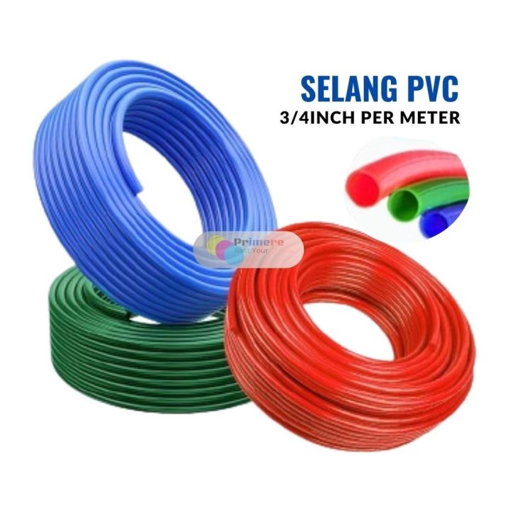 Selang Air 3/4 Inch Keran PVC Ukuran Per Meter | Lazada Indonesia
