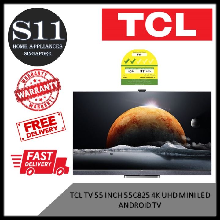TCL 55C825 55 INCH 4K UHD MINI LED ANDROID TV *3 YEARS LOCAL WARRANTY ...