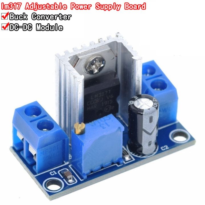 LM317 DC-DC Converter Buck Step Down Circuit Board Module Linear Regulator LM317 Adjustable ...