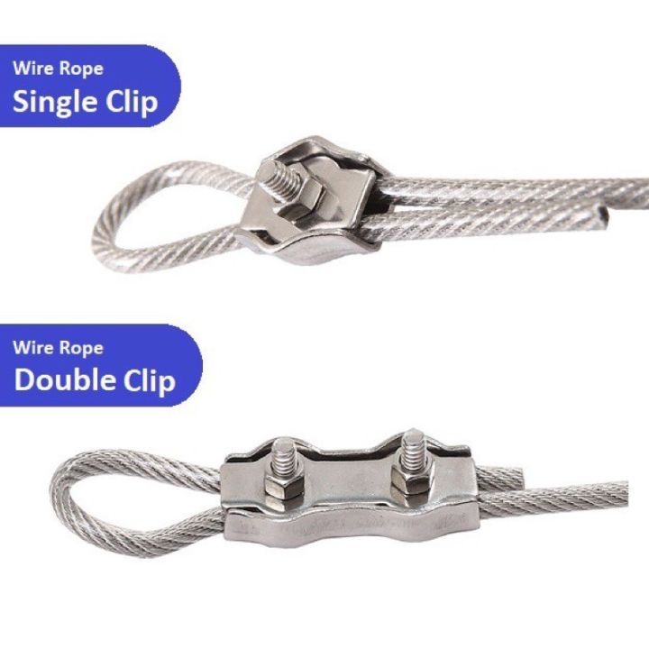 304 Stainless Steel Clip Wire Clip Cable Clip wire rope clip wire rope ...