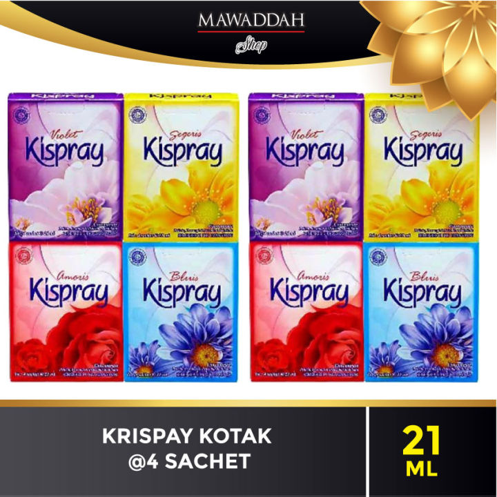KISPRAY KOTAK @4Sachet 21ml | Lazada