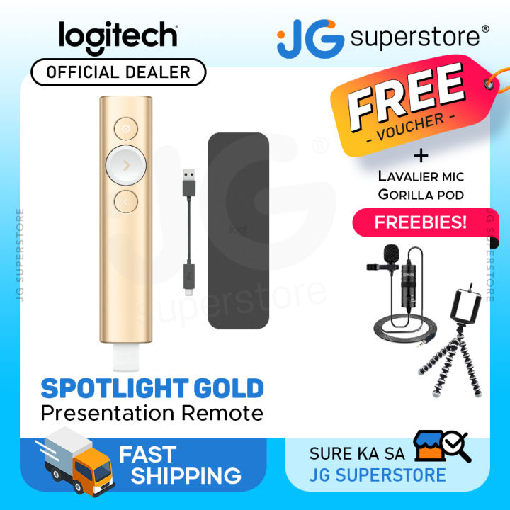 Logitech Spotlight Presentation Remote Advanced Digital Highlighting ...