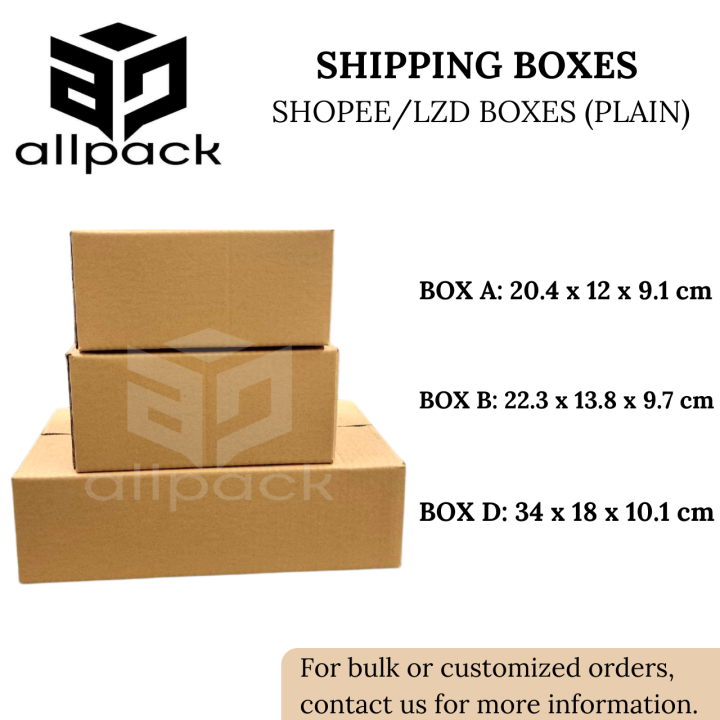 LZD Shipping Boxes A B D | Lazada PH