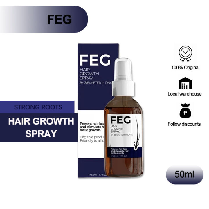 FEG Hair Grow Spray Advanced Hair Growth Spray for Scalp Fights Hair ...