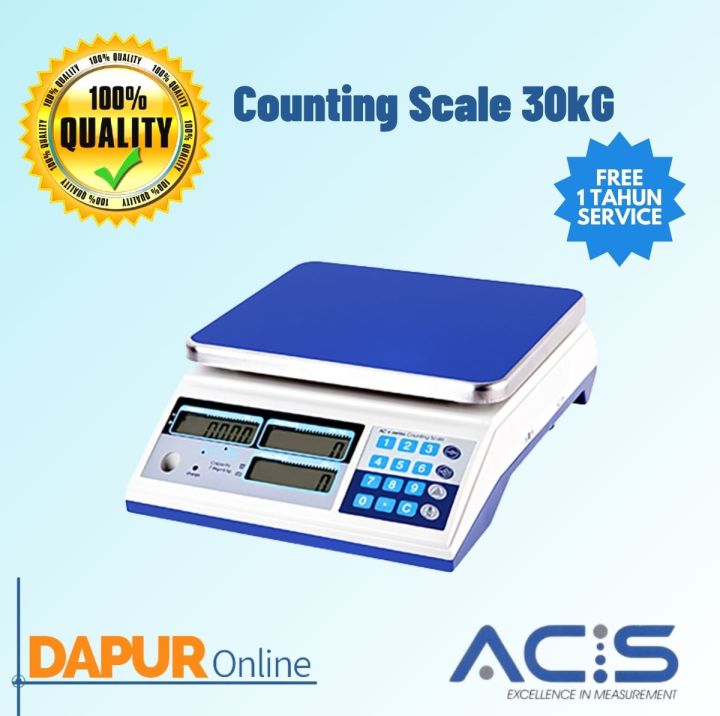Acis Counting Scale Timbangan Digital Buah Laundry Kapasitas 30KG | Lazada Indonesia