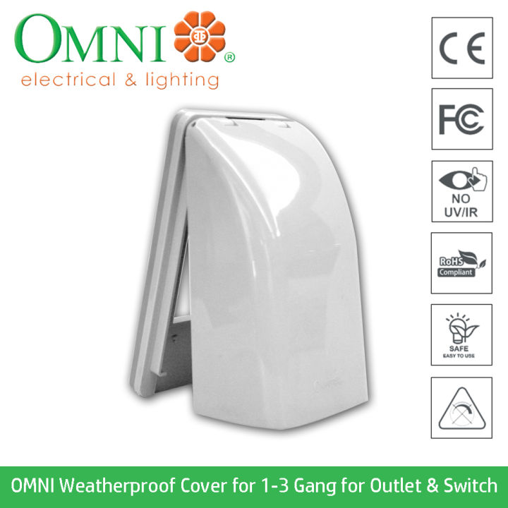 OMNI Weatherproof Cover for 1-3 Gang Outlet and Switch Model WPP-601 ...