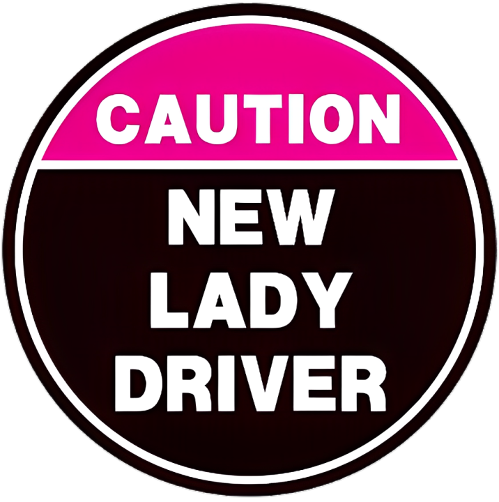 Lady/Female Driver Sticker/Decals | Lazada PH