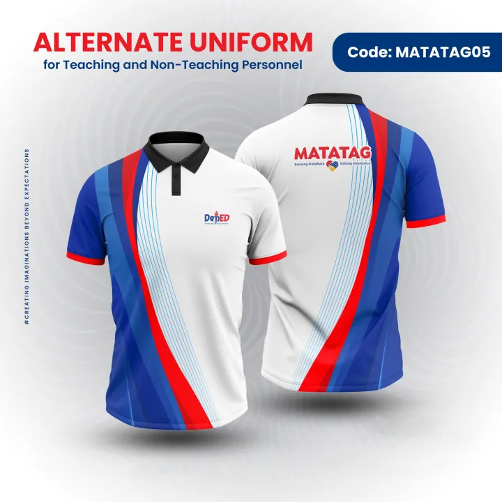 ALTERNATE UNIFORM for teaching and non-teaching personnel DEPED MATATAG ...