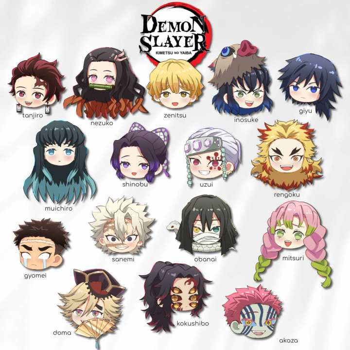 Moonchiine | Demon Slayer Waterproof Stickers/ Journal Stickers ...