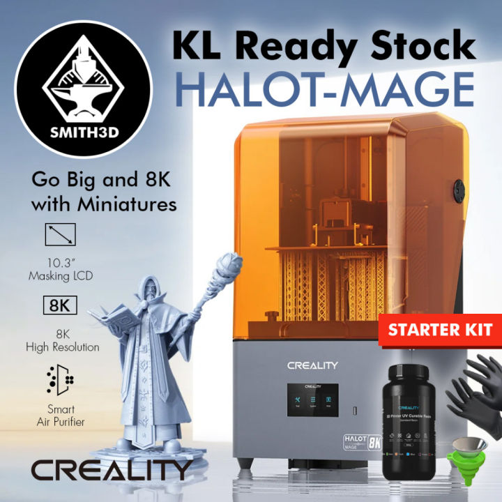 [NEW ARRIVAL] Creality Halot Mage High Speed 8K Resin Printing 3D ...