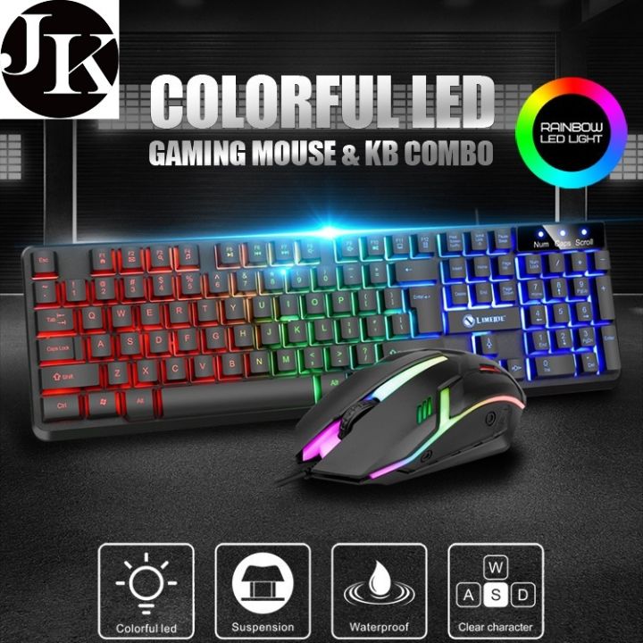 Preferred Quality JK GTX350 Gaming Keyboard Mouse Combos Computer ...