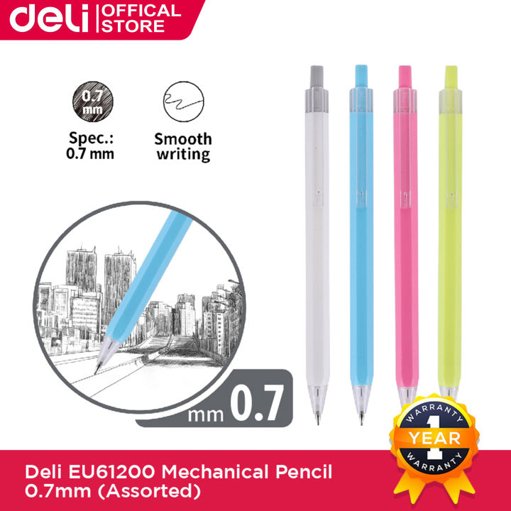 Deli Mechanical Pencil 0.7mm Assorted EU61200 | Lazada PH