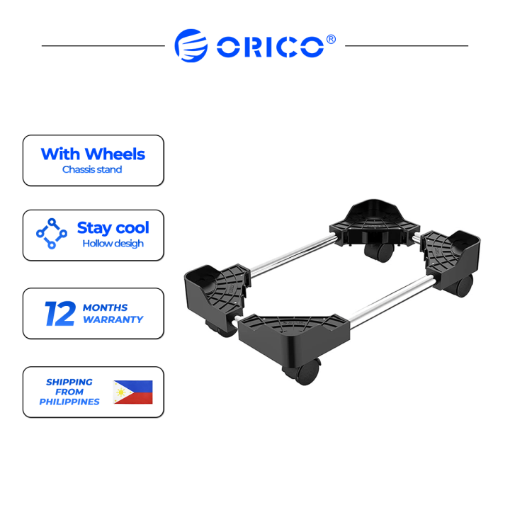 ORICO ABS Computer CPU Stand with Braking Lock Wheels for Computer ...