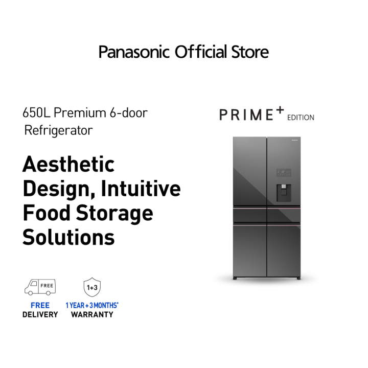 Panasonic NR-WY720ZMMS PRIME+ Edition 6 Door Refrigerator | Lazada ...