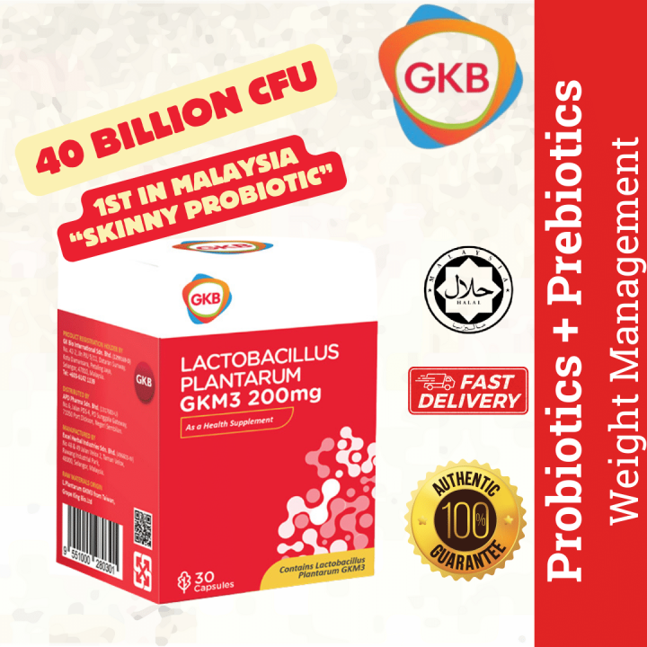 GKB Lactobacillus Plantarum GKM3 30s (Weight Loss & Probiotic for Body ...