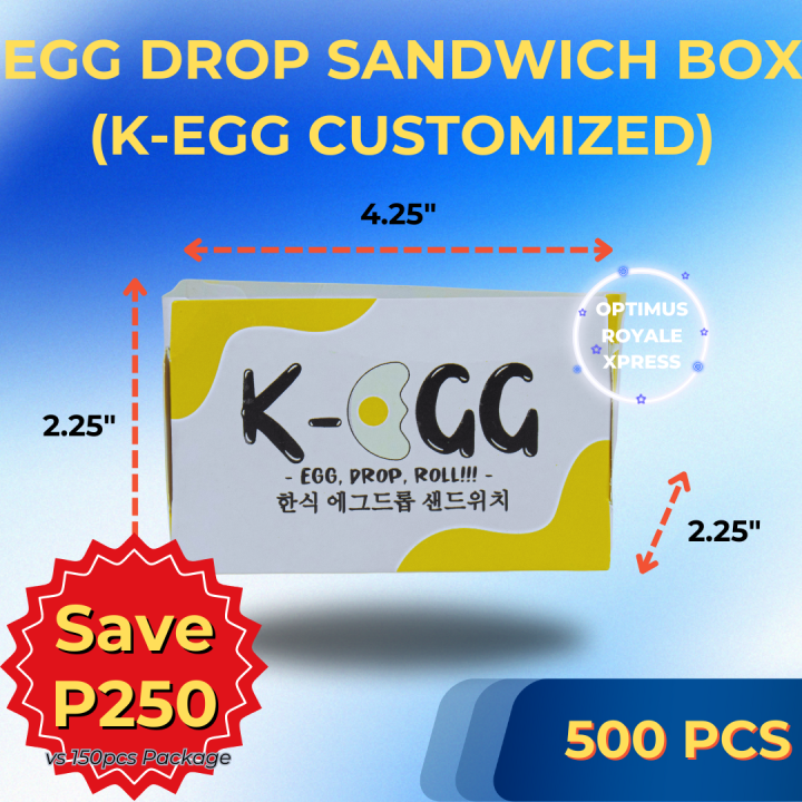 Customized Sandwich Egg Drop Box | K-Egg / Kegg / K Egg (500pcs per ...