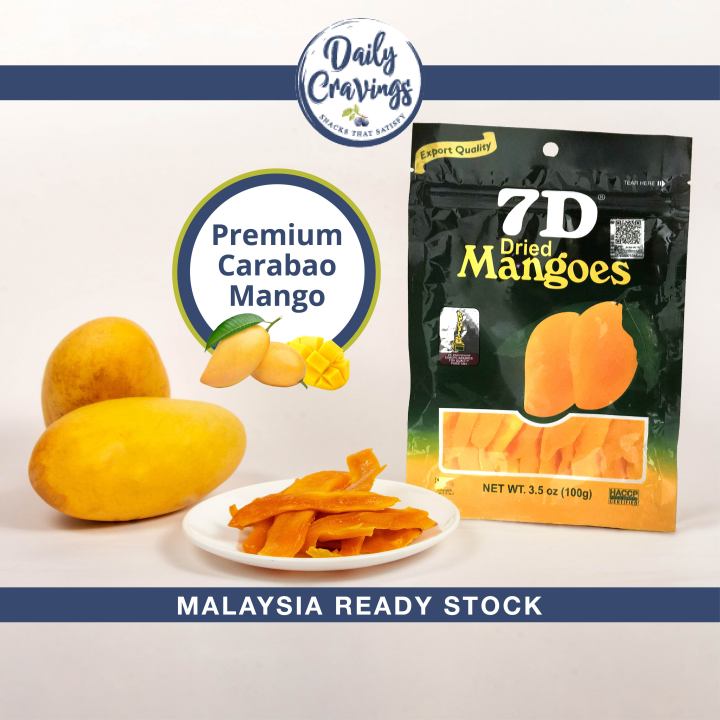 7D Dried Mangoes 100g | Lazada