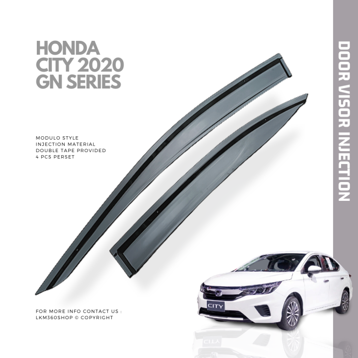 Honda City 2020 5th Generation Door Visor Injection MODULO | Lazada