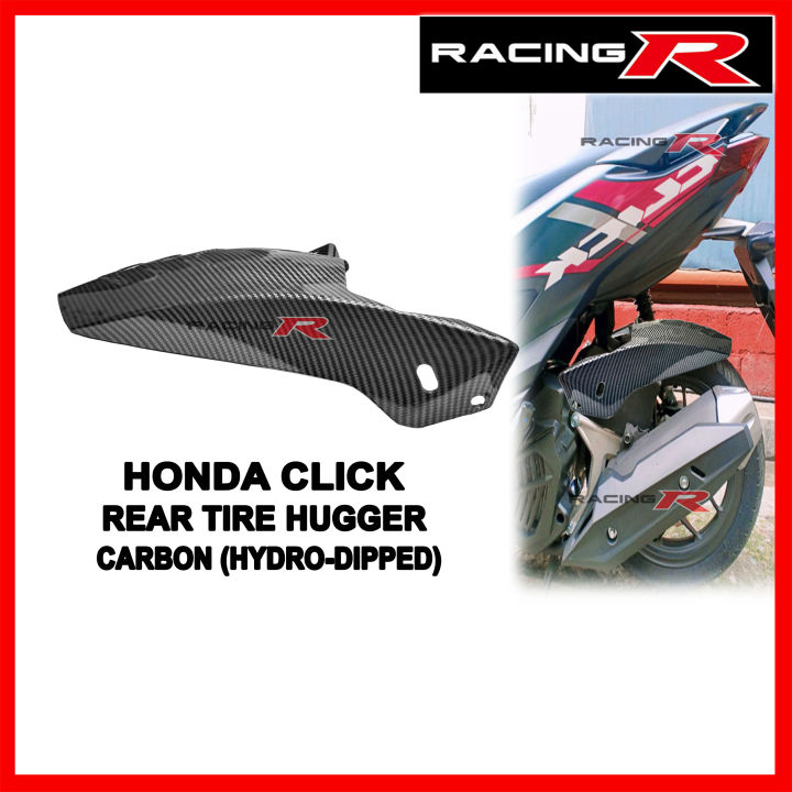 Rear Tire Hugger for Honda Click - Carbon/Matte Black ( Car Accessories ...